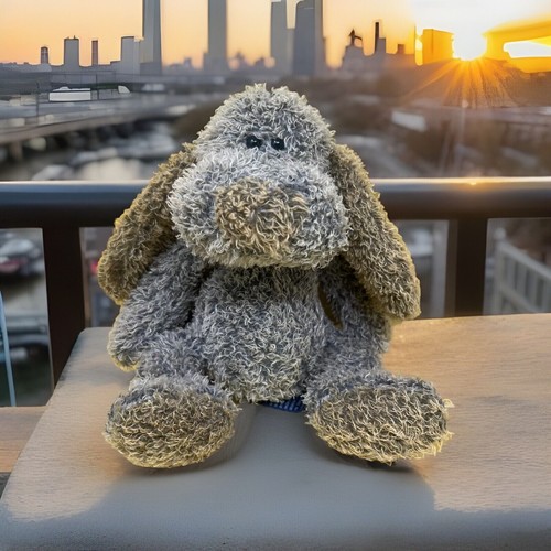 Trudi Dog Plush Vintage Original Handmade Push Fuzzy Stuffed Animal Toy ...