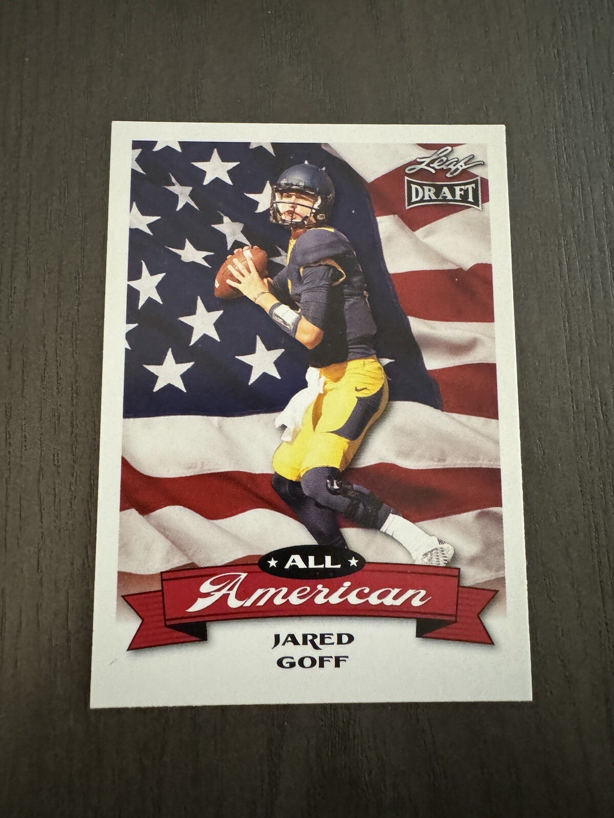 2016 Leaf Draft All American #AA-07 JARED GOFF Los Angeles Rams Rookie ...