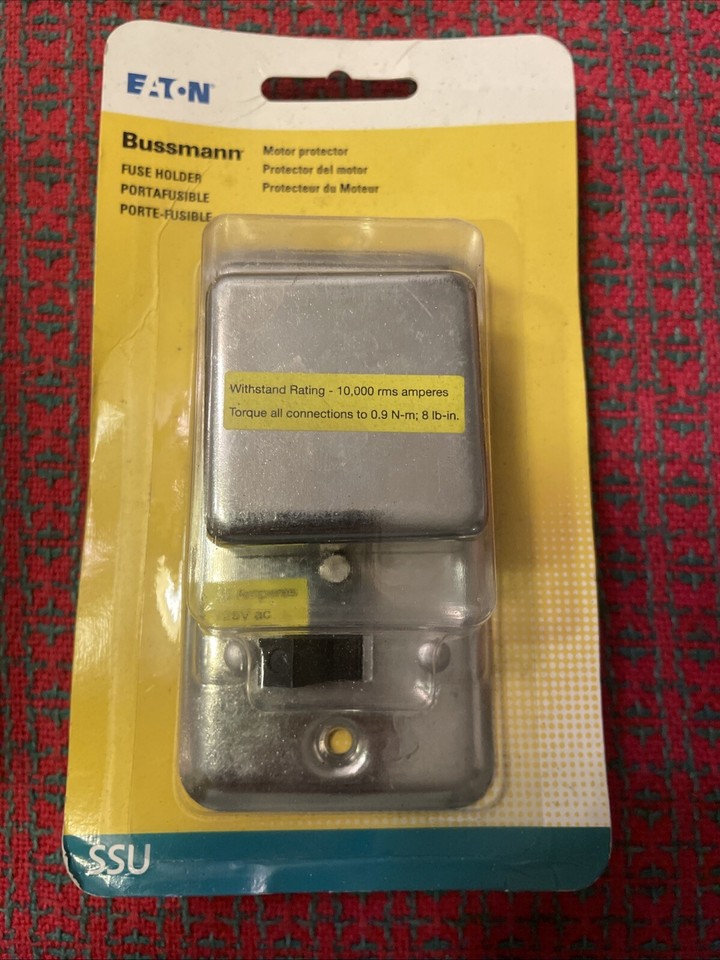 EATON CORPORATION SSU Fuse Accessory, Cover, Plug Fuse Box, 125V, 15A ...