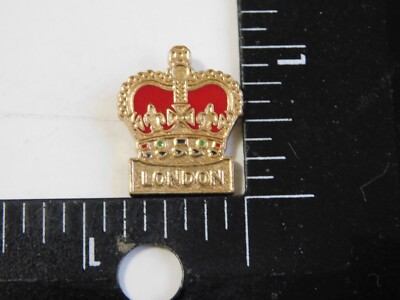 LONDON KING'S CROWN ROYALTY TRAVEL PIN | eBay