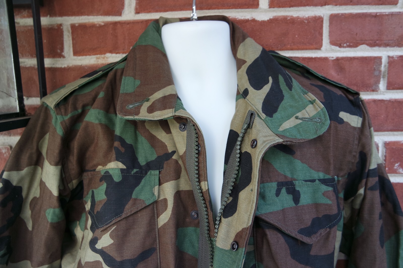 US Army M65 field jacket - Woodland Camo - Sz: Small … - Gem