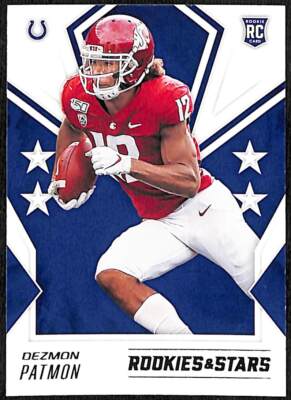 2020Panini Rookies & Stars Dezmon Patmon #173 Rookie Indianapolis Colts ...