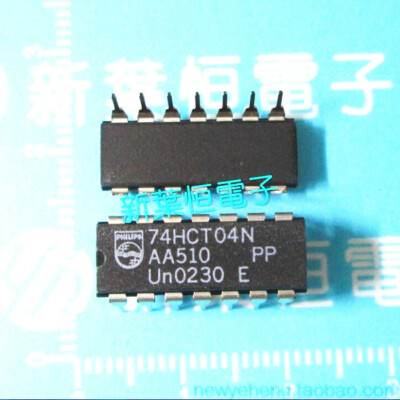 5PCS 74HCT04N,652 IC INVERTER HEX TTL/LSTTL 14DIP 74HCT04 HCT04 HCT04N ...