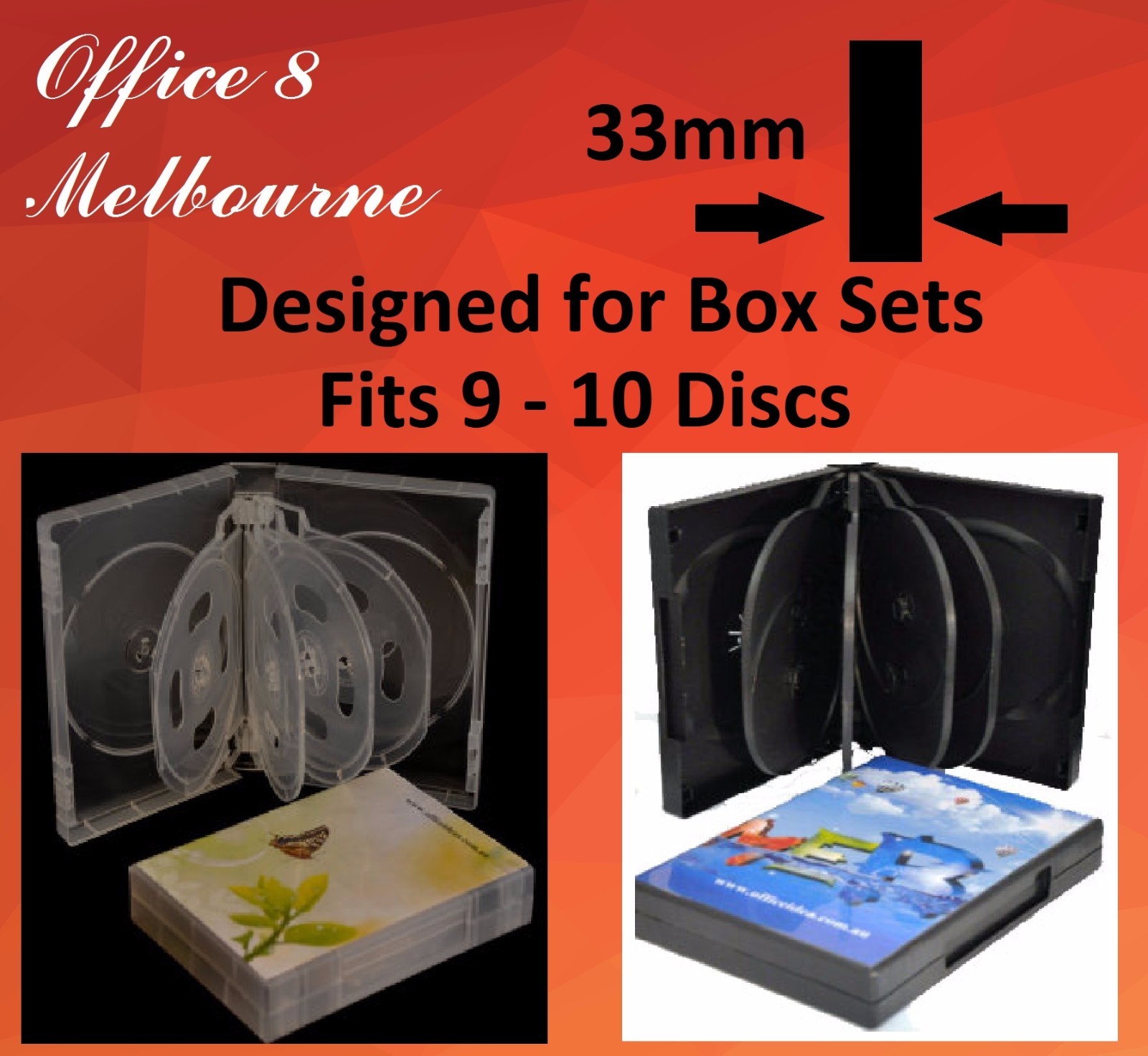 DVD Covers DVD Cases Single Double Triple Black Clear Box Set Case ...