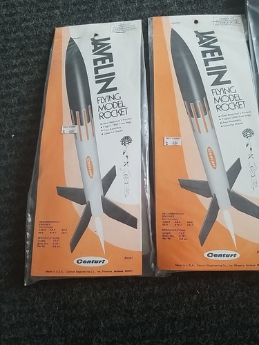 centuri model rockets kits Javelin, Excalibur And Spirit Of America | eBay