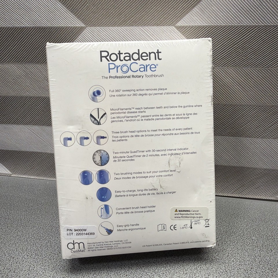 ROTADENT PROCARE THE PROFESSIONAL ROTARY TOOTHBRUSH | eBay