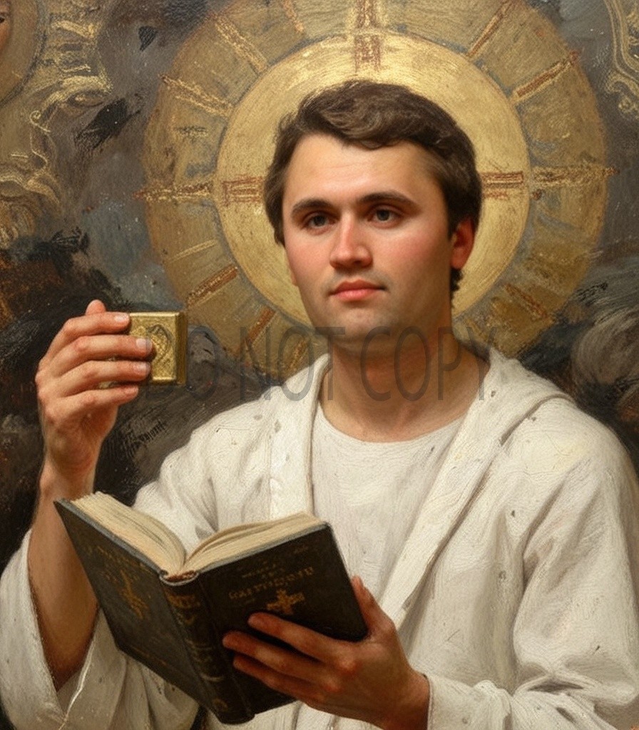 Charlie Kirk RIP Memorial Angel Saint Charlie MAGA AI Generated 8X10 ...