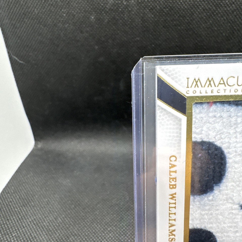 2025 Immaculate Caleb Williams Sideline Towel Patch 06/15 Bears | eBay