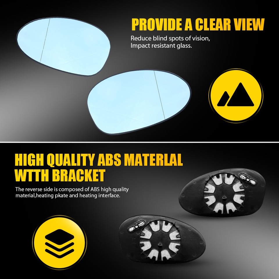 Blue Wing Heated Mirror Glass Heated For BMW E81 E82 E87 E88 E46 E90 E91 E92 E93 | eBay