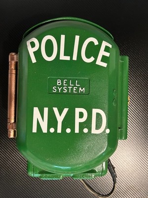 Vintage NYPD Police Call Box | eBay