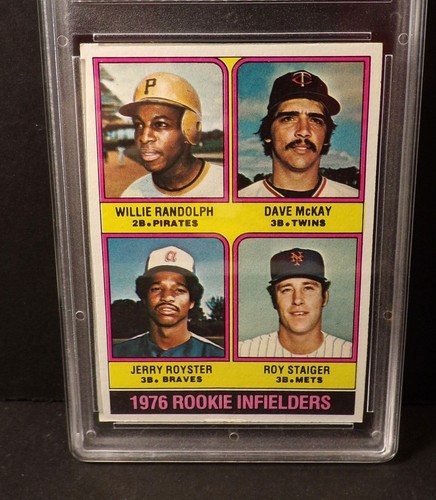 1976 Topps #592 Rookie Infielders Willie Randolph McKay/Royster/Staiger ...