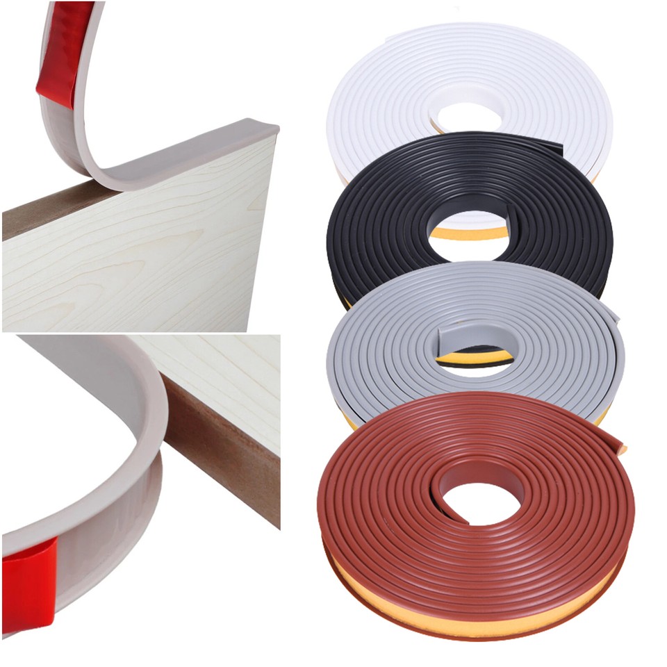 3M/5M U-Shape Furniture Edge Banding Self Adhesive TPE Flexible Edge ...