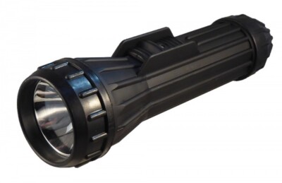 Fulton Heavy Duty Flashlight 2D Cell with Parabolic Reflector Black 301 ...