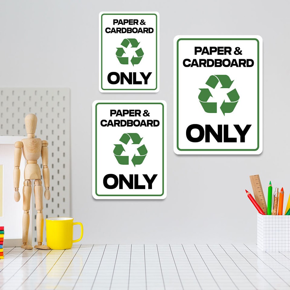 Portrait Round Plus Paper & Cardboard Only Wall or Door Sign | eBay