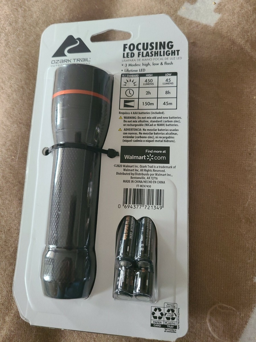 High Lumen Flashlight Ozark Trail
