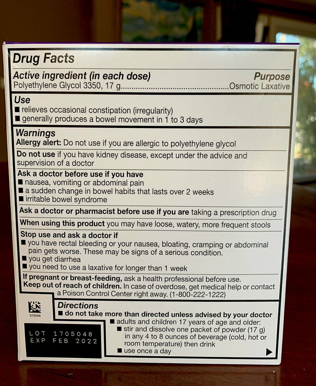 Perrigo Polyethylene Glycol 3350 Powder 17g | 14 Packets for sale ...