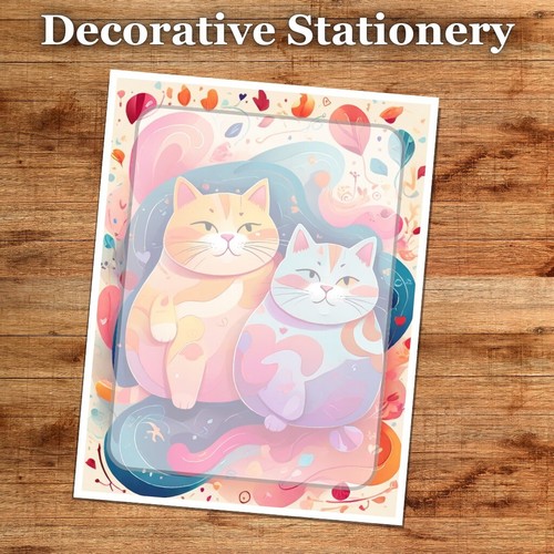 Decorative Stationery Paper (25 Sheets) 8.5 x 11 Premium Paper #018 | eBay
