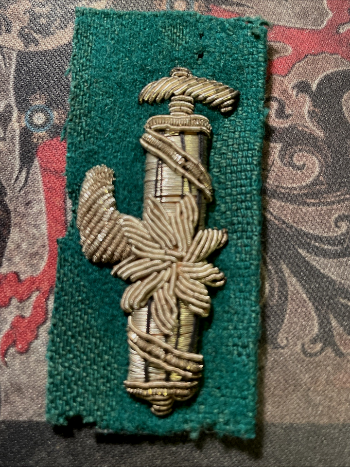 WWII Italian Uniform Hat Shield for Fascist Army Alpine Mountain Troops ...