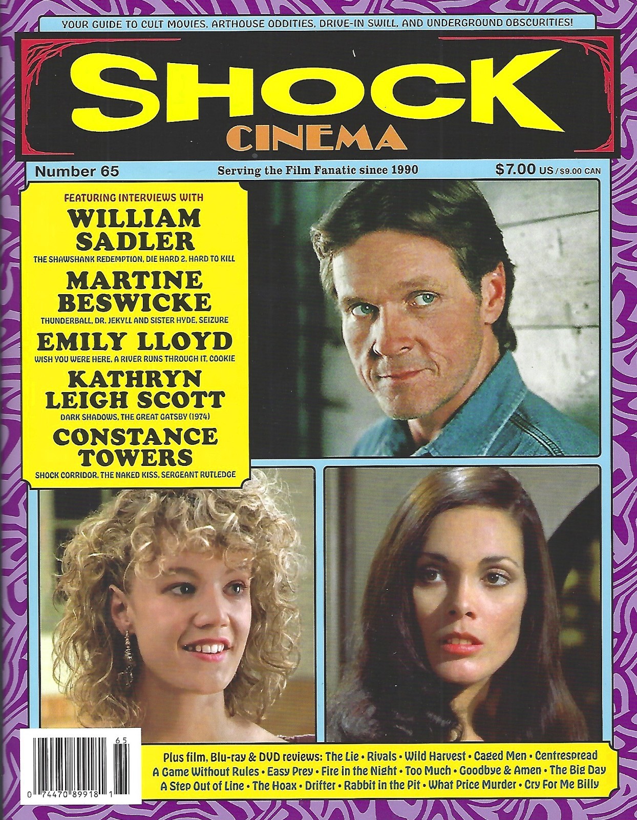 SHOCK CINEMA-#65-MARTINE BESWICKE-HAMMER-KATHRYN LEIGH SCOTT-DARK ...