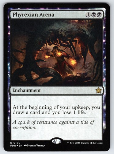 Phyrexian Arena R Foundations #180 NM Foil | eBay