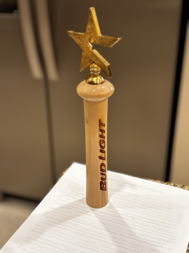 Houston Astros Bud Light Beer Tap Draft Handle Baseball Bat 11 in. | eBay