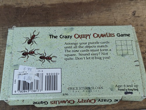 Crazy Creepy Crawlies Card Game 020323 | eBay