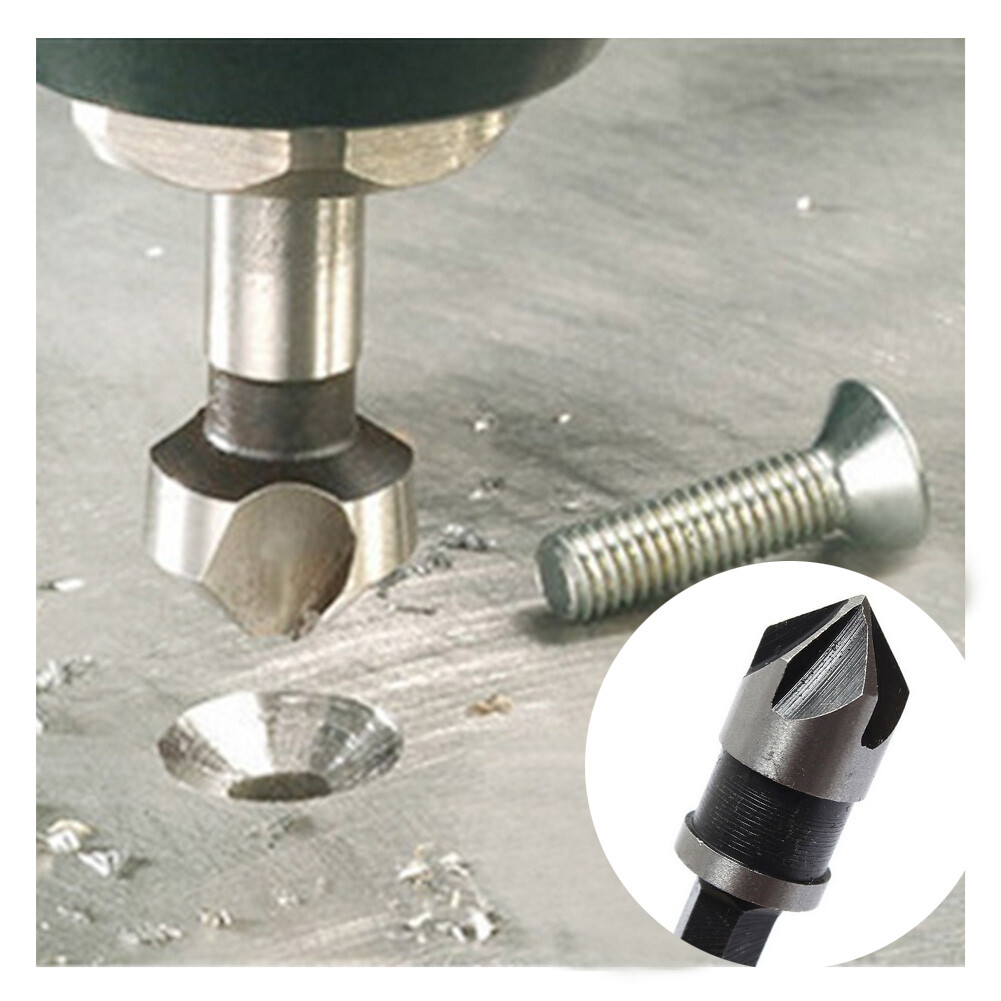 Hex Countersink Set for Wood Metal Quick Change Drill Bit Tools | eBay