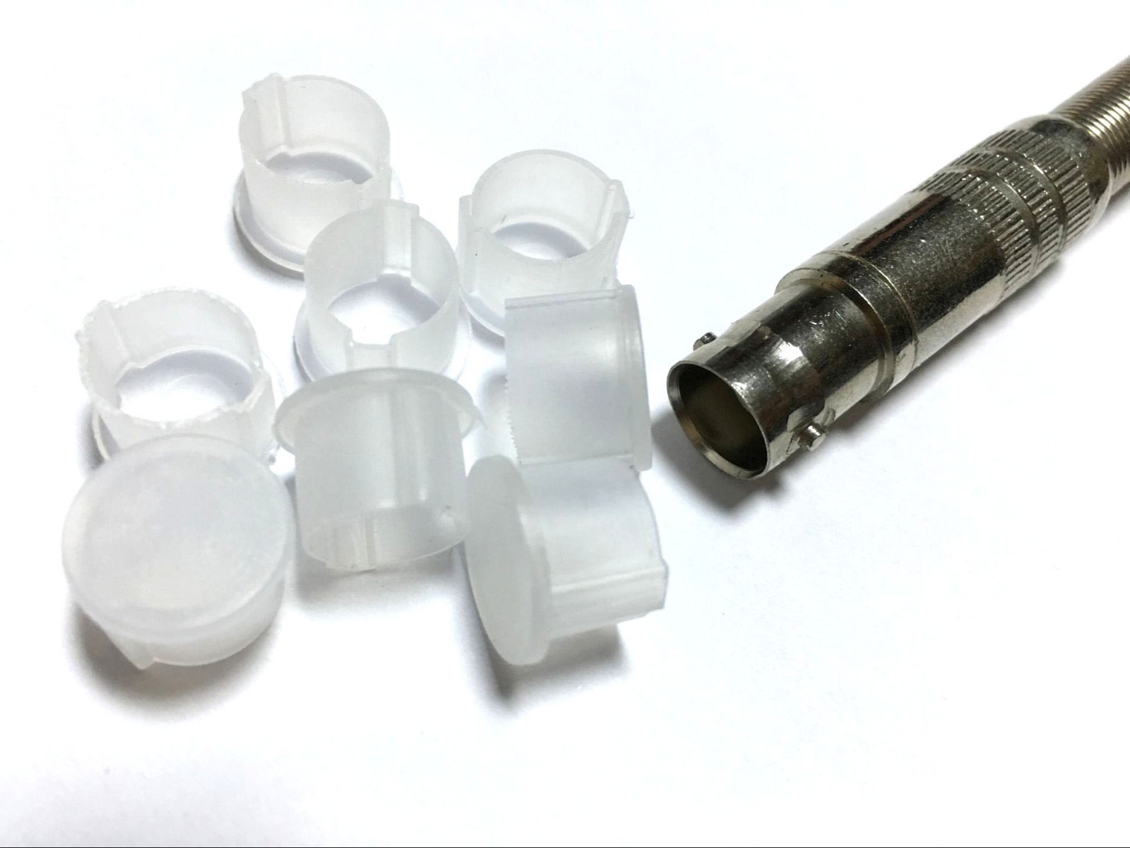 SMA RCA BNC TNC N female Plastic covers Dust cap Red Protection cover ...