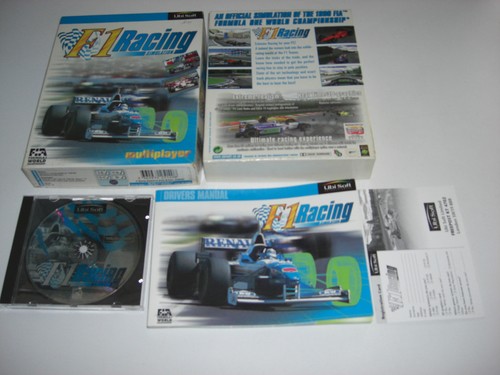 F1 RACING SIMULATION Pc Cd Rom Formula One 1 Original BIG BOX - Fast ...