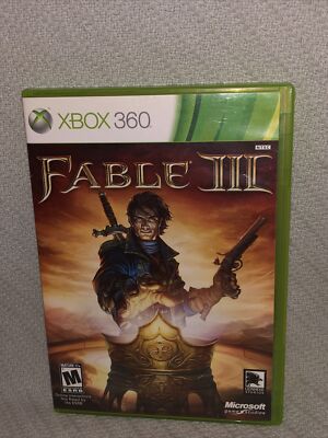 Xbox 360 Microsoft Game Studios Fable III Video Game Disc in Case Rated ...