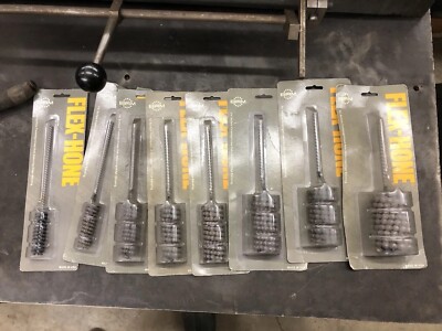 8 flex hones various sizes: 5/8" 3/4" 15/16" 1-1/8" 1-1/4" 1-3/8" 1.5 ...