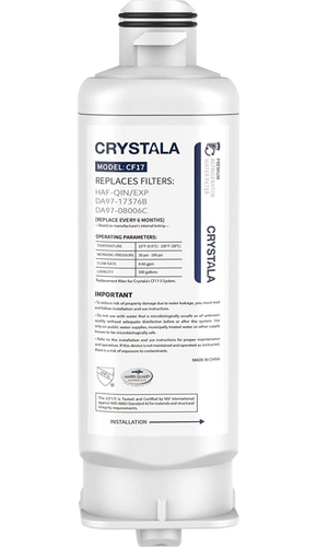 CRYSTALA Model-CF17 Refrigerator Water Filter Replaces HAF-QIN/EXP DA97 ...