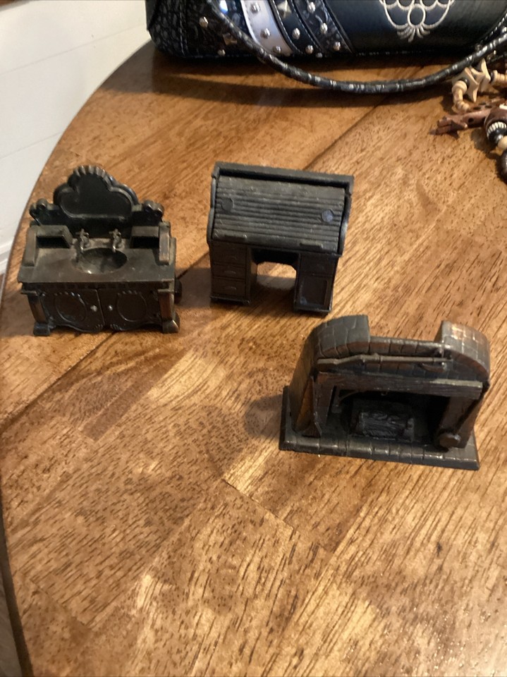 Lot Of 3 Shadow Box Miniature Figurines | eBay