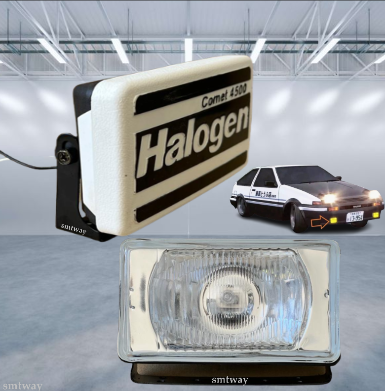 Universal Fog Spot Light CLEAR 12V 55W Adjustable KE70 AE86 FREE ...