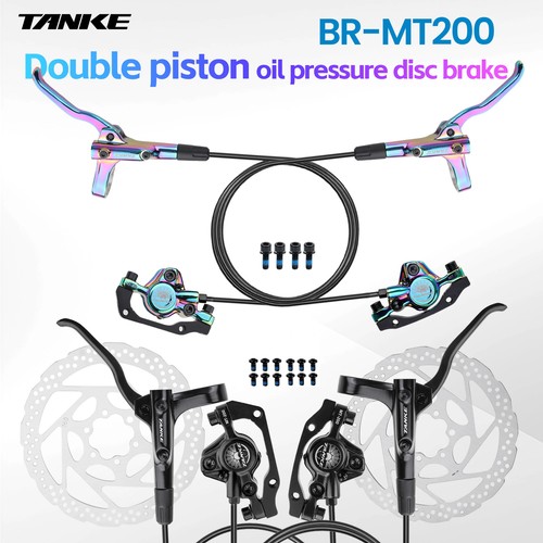Bike Hydraulic Disc Brake MTB Brake Bicycle Brake 2 Piston 3 Finger ...