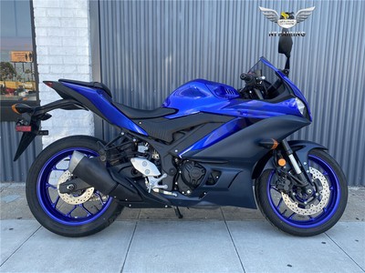 WO Yamaha Blue Black Plastics Bodywork Fairing Kit Fit for 2022-2023 R3 ...