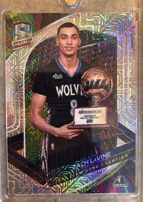 2019-20 Panini Spectra Zach Lavine Slam Dunk Champion Meta Prizm /25 ...