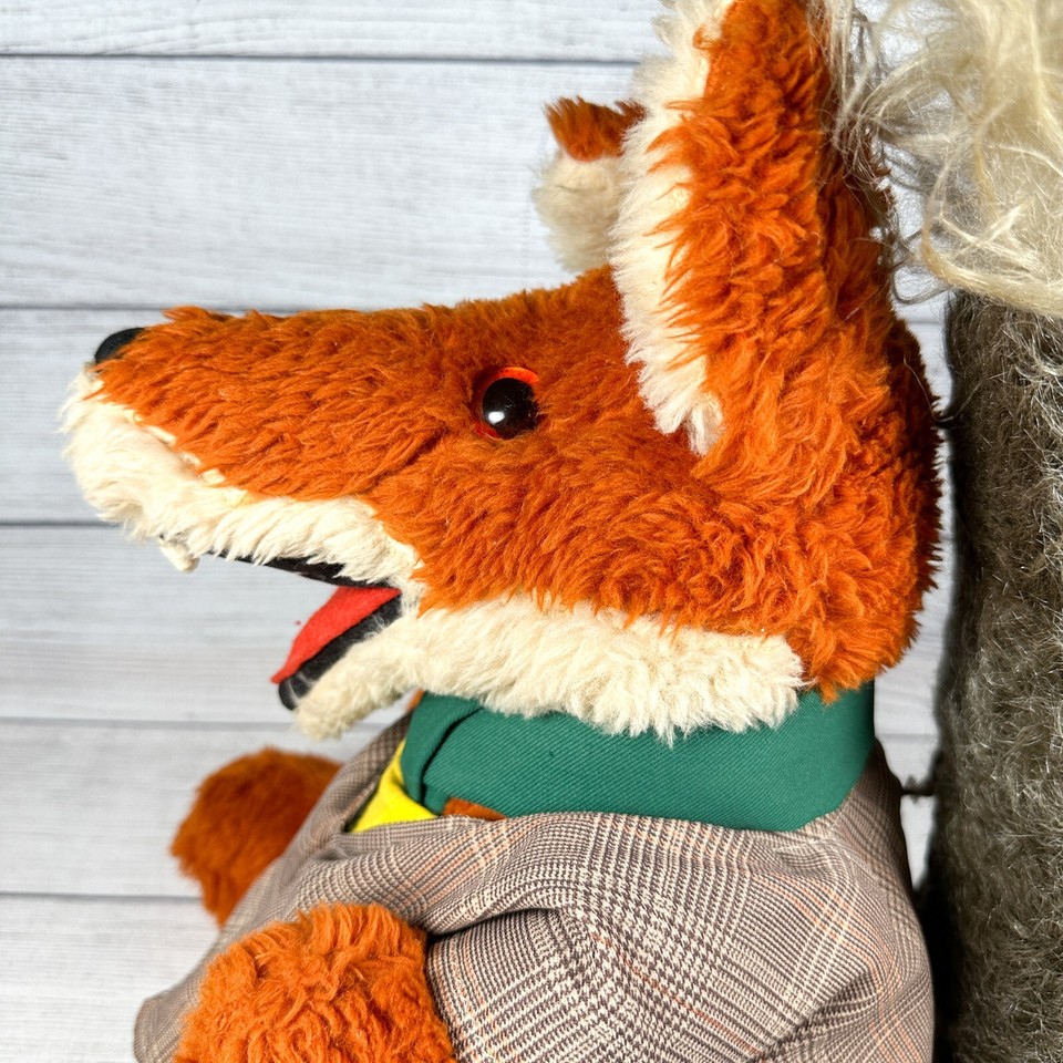 Vintage 1970's Denys Fisher’s Basil Brush Arm Puppet Soft Plush Doll ...