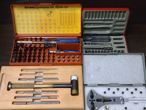 Lot of Brownells, Chapman, and Lyman Gunsmithing Screwdrivers and ...