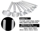 7Pcs Arc-Shaped Punch Leather Craft Half-Round Cutter Punch for Strap ...