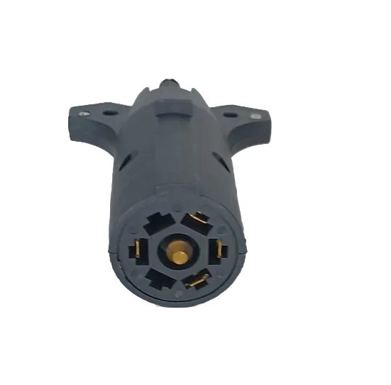 New 7 WAY TRAILER LIGHT ADAPTER PLUG CONNECTOR ROUND to 5 PIN FLAT | eBay