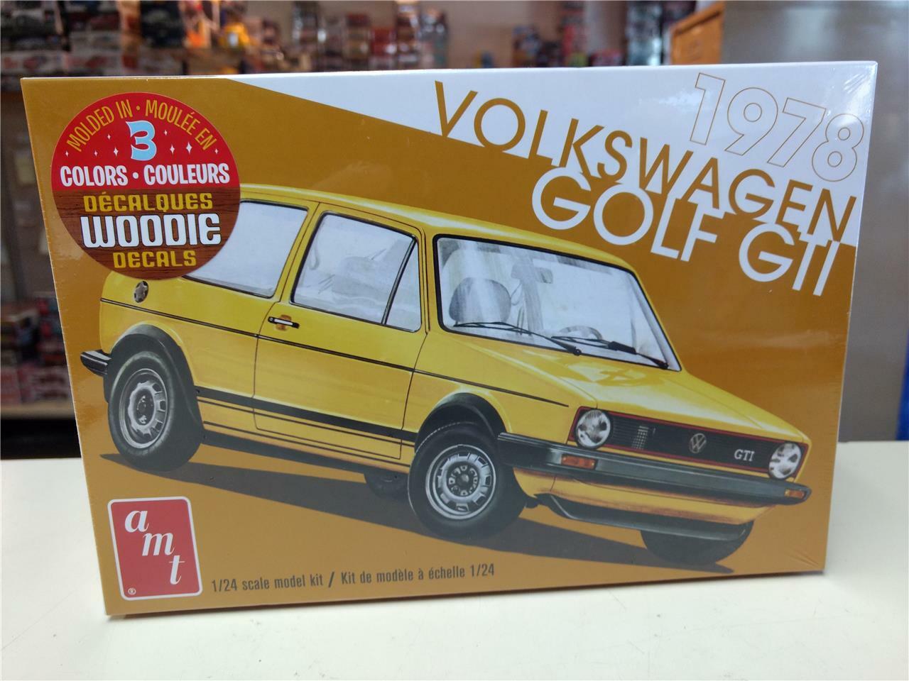 AMT 1213 1978 Volswagen Gold GTI model kit | eBay