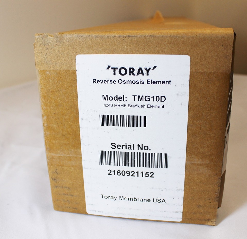 Reverse Osmosis Membrane 4" x 40" Toray TMG-10D Commercial Low Pressure ...