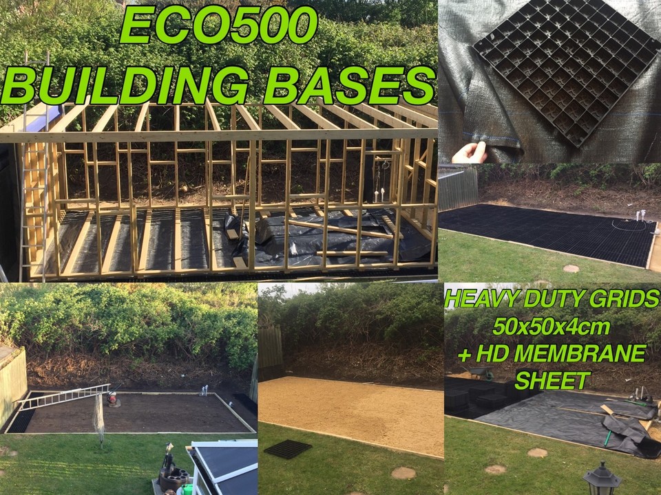 SHED BASE GRIDS & MEMBRANE KIT GARDEN BUILDING BASE GREENHOUSE BASE ...