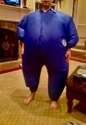 youth halloween costume spirit light up super skins inflatable blimp ...