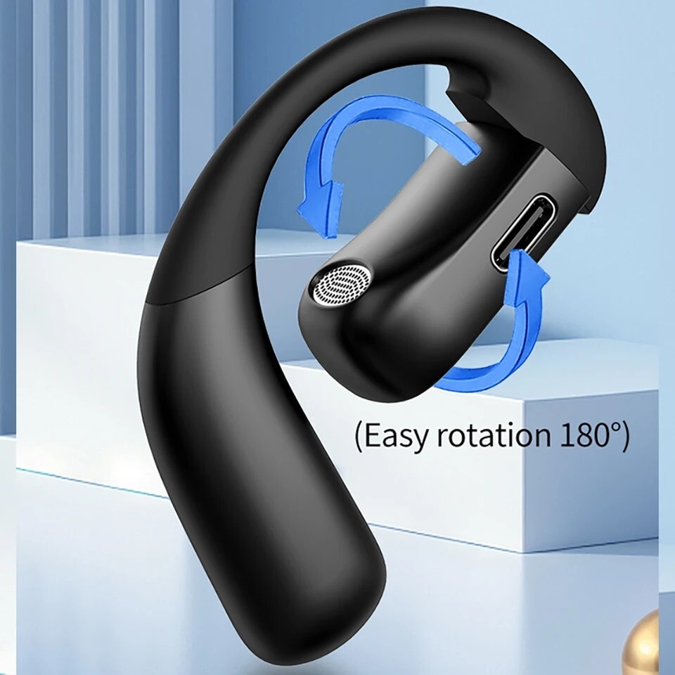 5.4 Bluetooth Earbuds Driving Trucker Wireless Headset Earpiece Noise ...