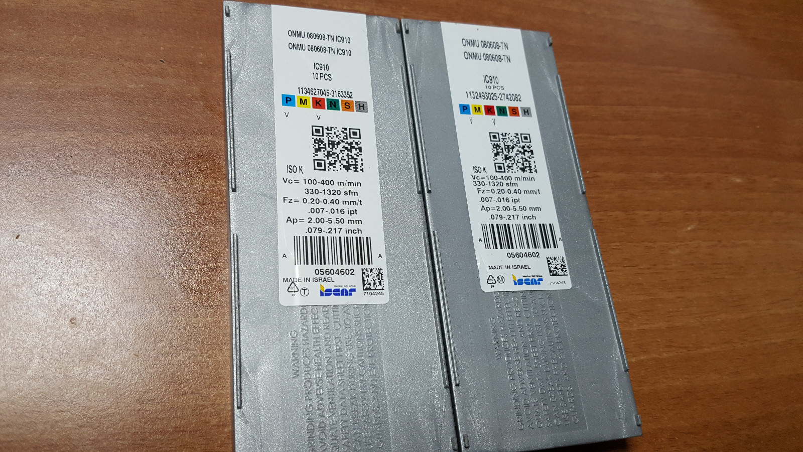 10 ISCAR ONMU 080608-tn Carbide Inserts. Ic4100 for sale online | eBay