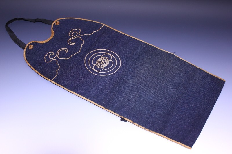 Japan Antique Edo 木瓜紋 battle Muneate chest protector yoroi armor ...