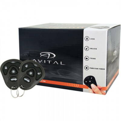 Avital Security Alarm w Keyless Entry Trunk Release System 4-Button ...