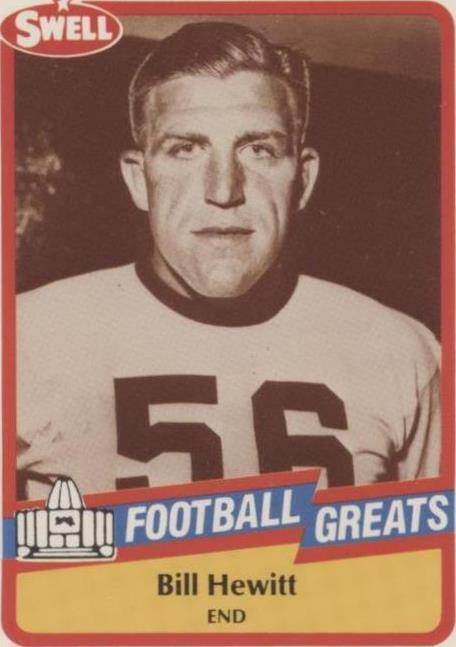 1989 Swell Football Greats - Bill Hewitt #46 (RC) for sale online | eBay